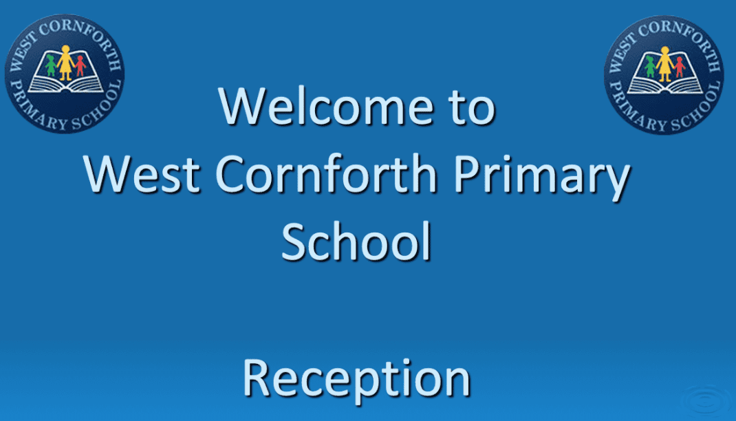 Mrs Smith's Message for Reception Starters 2020 - West Cornforth ...