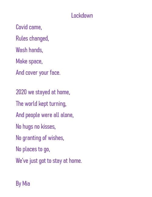 Lockdown Poem - West Cornforth Primary School